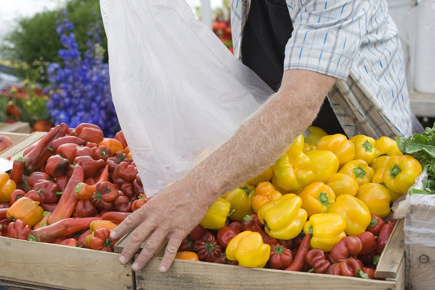 Farmer with Fresh Produce